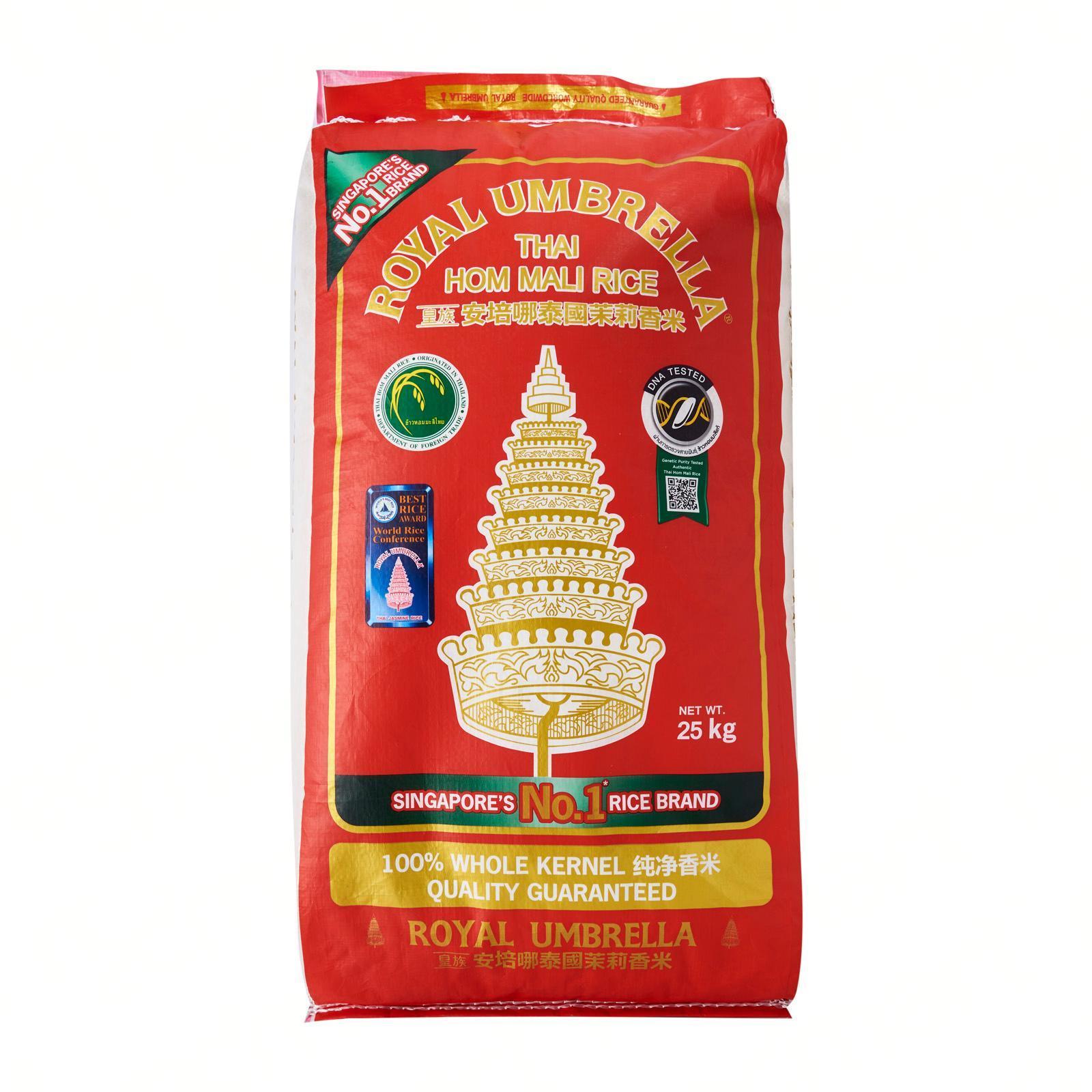 ROYAL UMBRELLA RICE (RED BLACK) 25KG 安培娜泰国茉莉香米 (红黑) 25KG - JinChun Dry ...